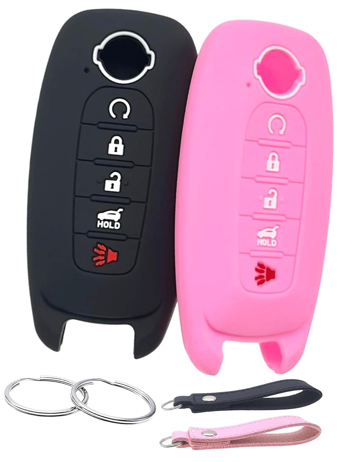 Wellsay Silicone Rubber Key Fob Cover with Pathfinder Rogue (5 Buttons ...