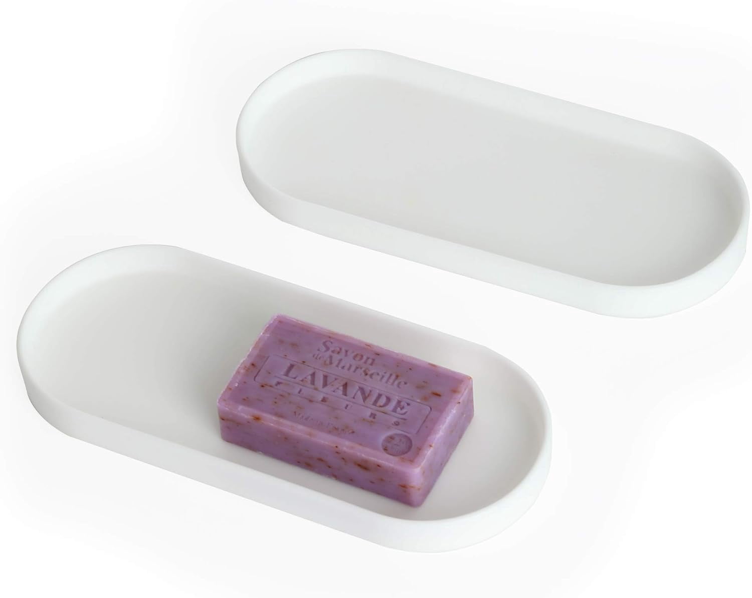 Wellsay Silicone Tray - Small Vanity Tray Organizer - Spoon Rest Holder ...