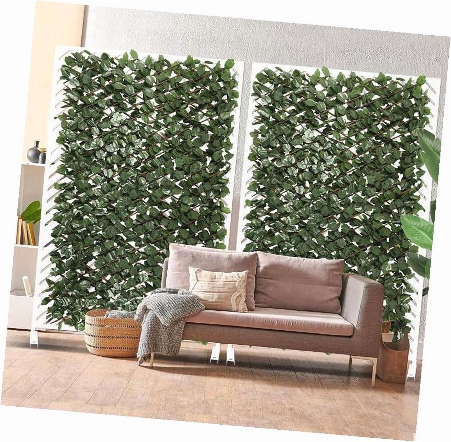 Wellsay Single Set Artificial Ivy Leaf Expandable Privacy Barrier Mesh ...