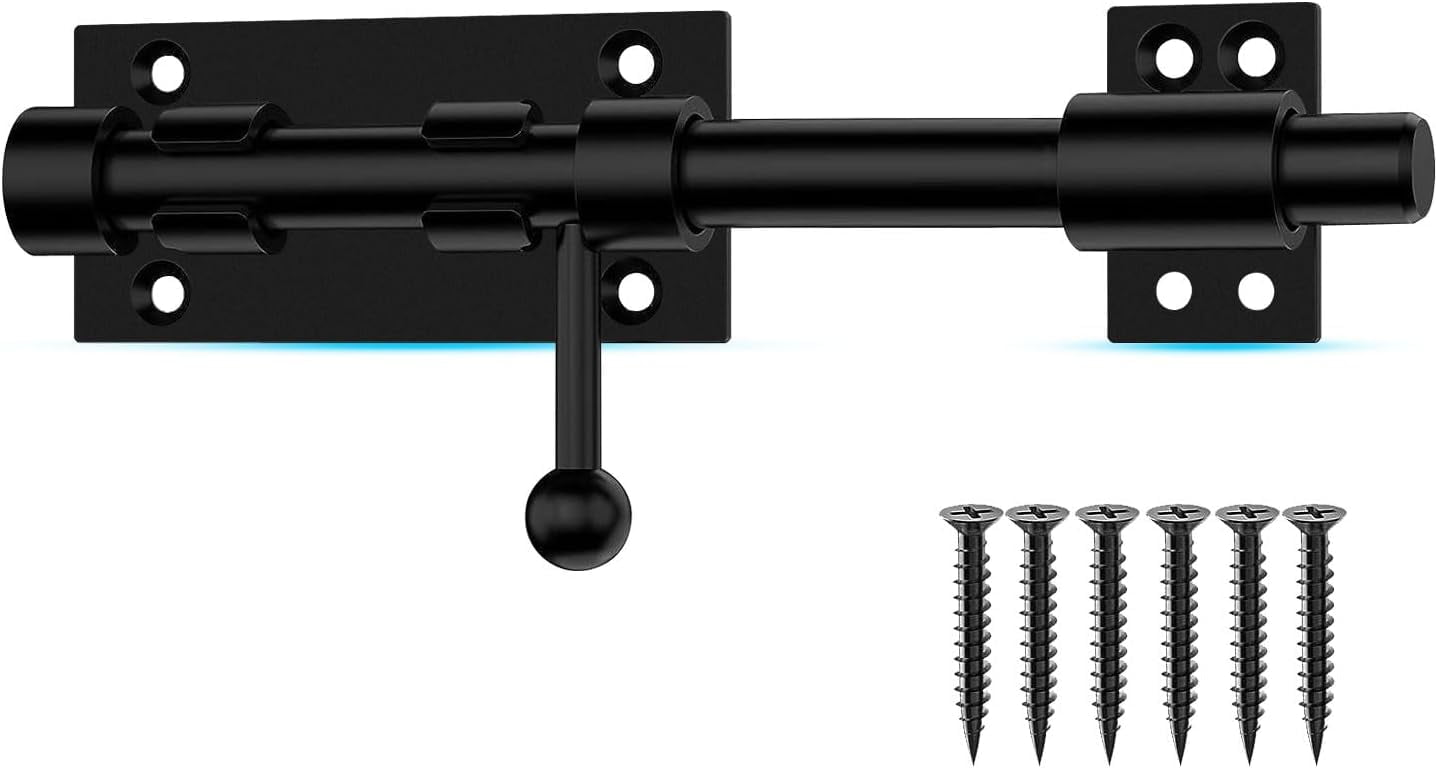 Wellsay Slide Bolt Gate Latch, 7.8 Inch Heavy Duty Solid Stainless ...