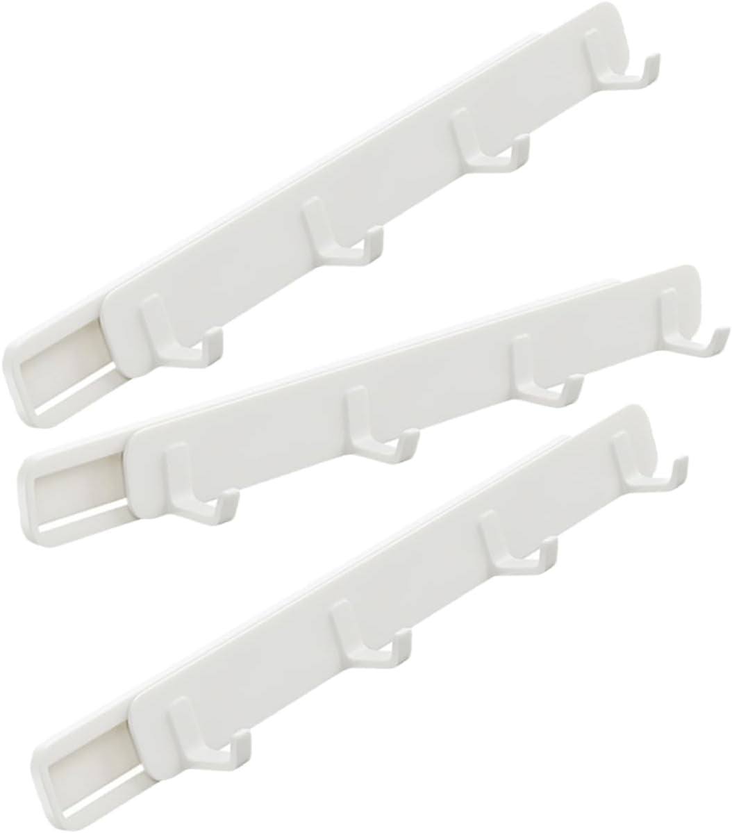 Wellsay Slide Rail Coat Hook Sliding Hook Rack Pull Out Extendable ...