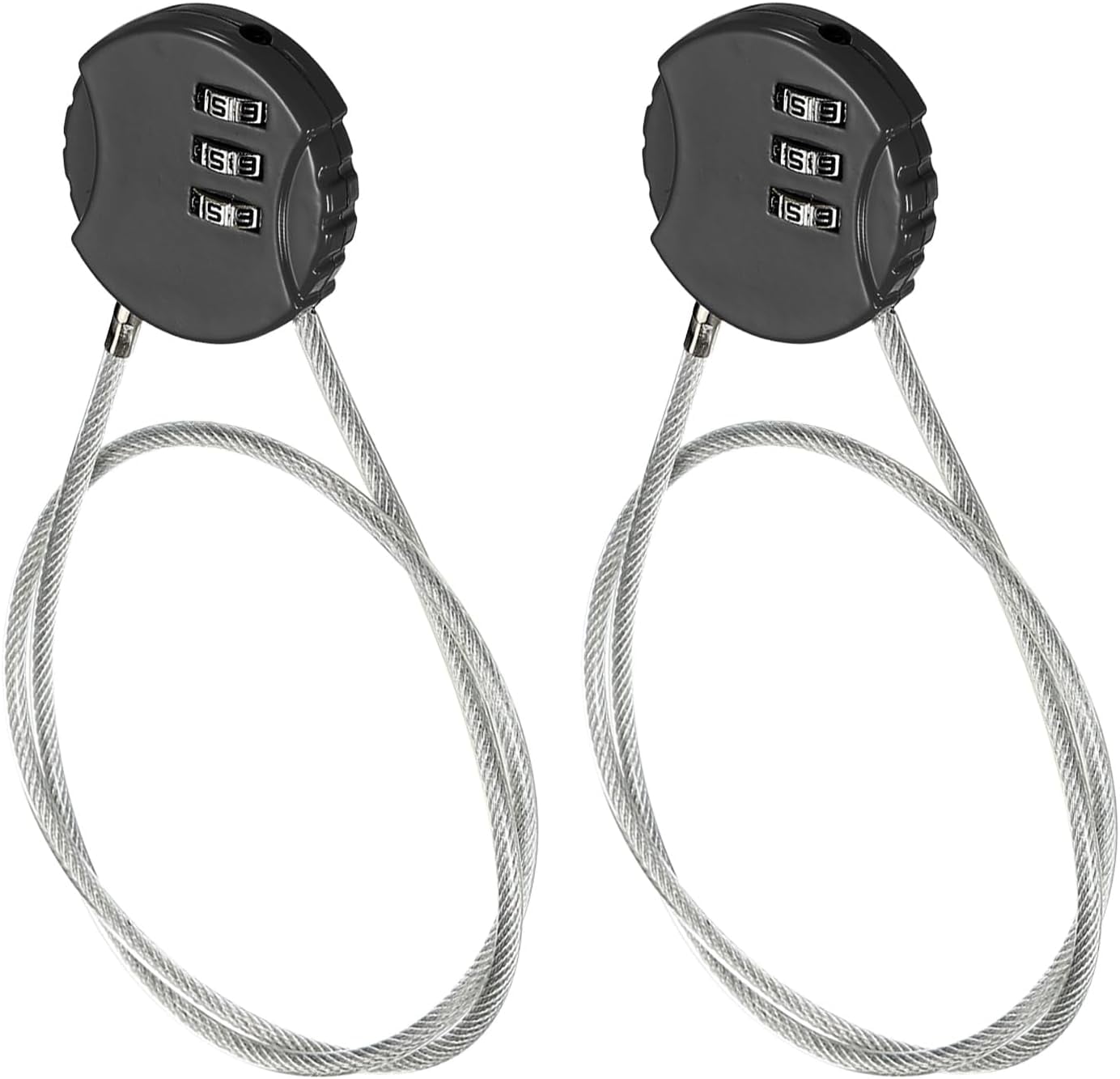 Wellsay Small Combination Locks - 2 Pcs 3 Digit Outdoor Water of Code ...