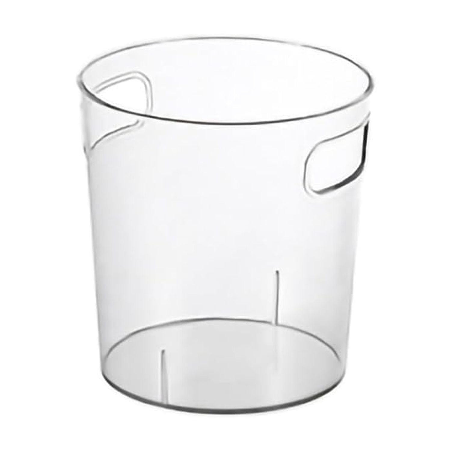 Wellsay Small Trash Can, Plastic Wastebasket, Round Garbage Container ...