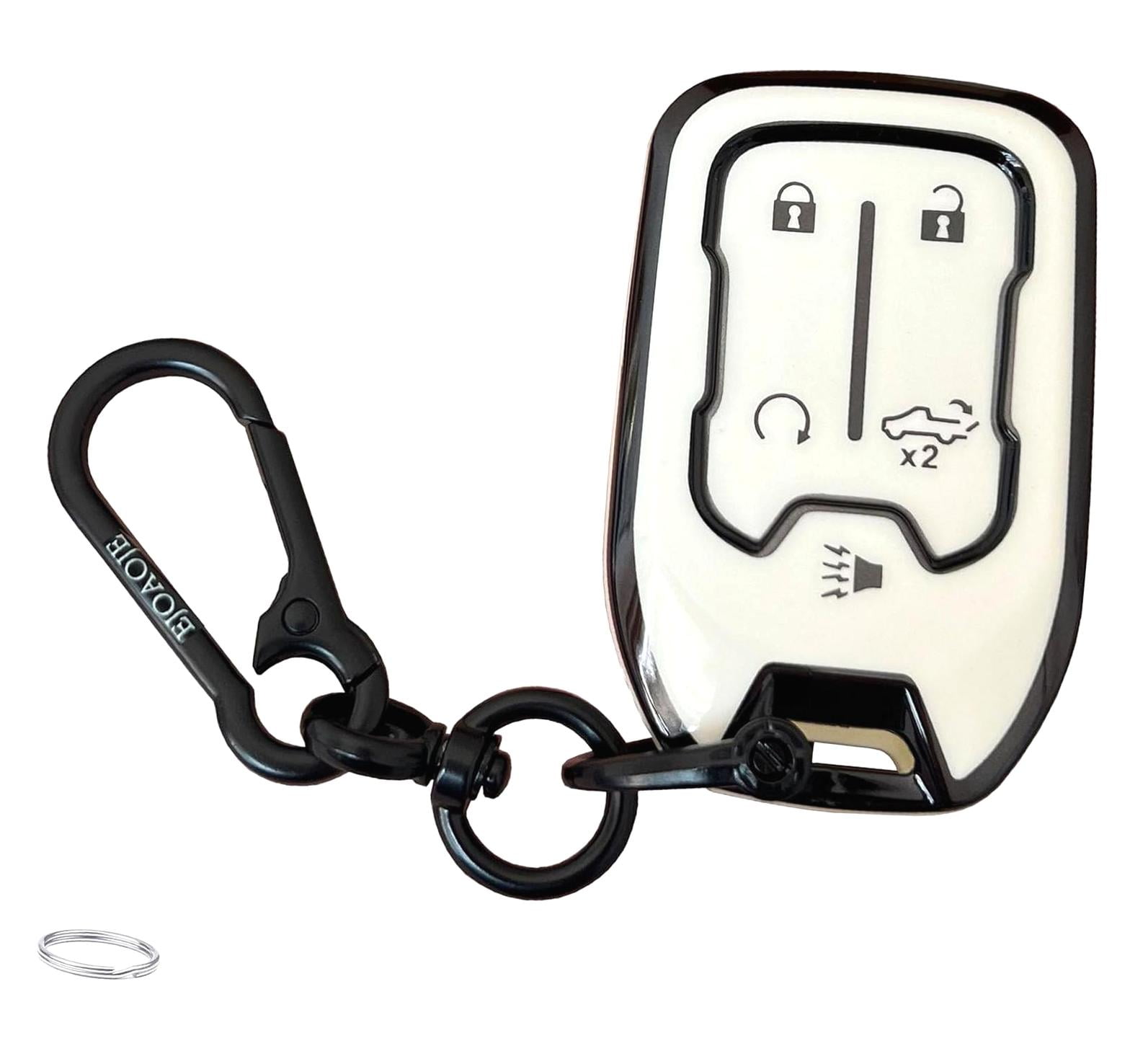 Wellsay Smart Key Protective Shell for Key Fob Cover with Keychain with Chevy Silverado 1500 ...