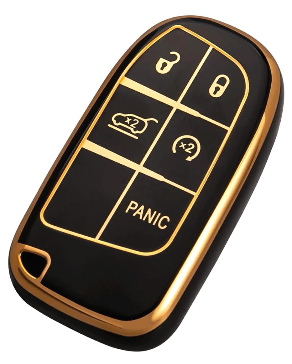 Wellsay Soft TPU Key Fob Cover, Protective Case for Grand Cherokee ...