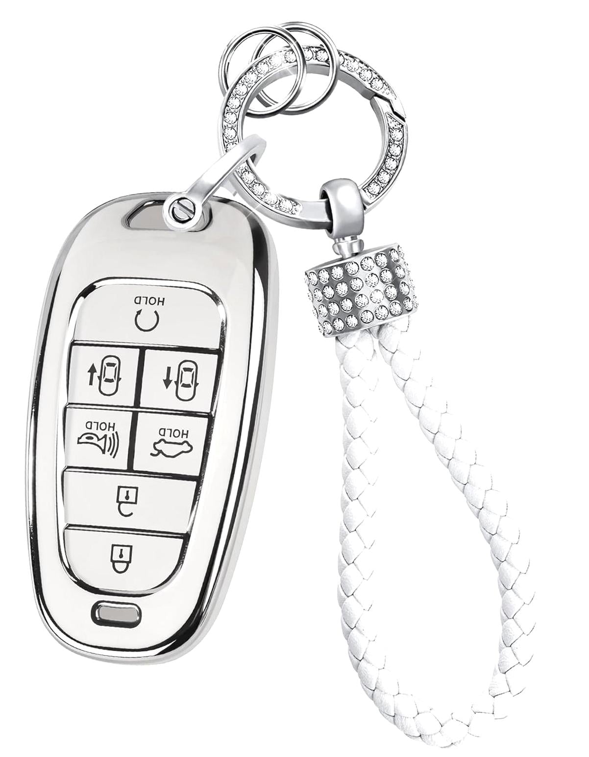 Wellsay Soft TPU Key Fob Cover with Keychain, Designed for 2019-2022 ...