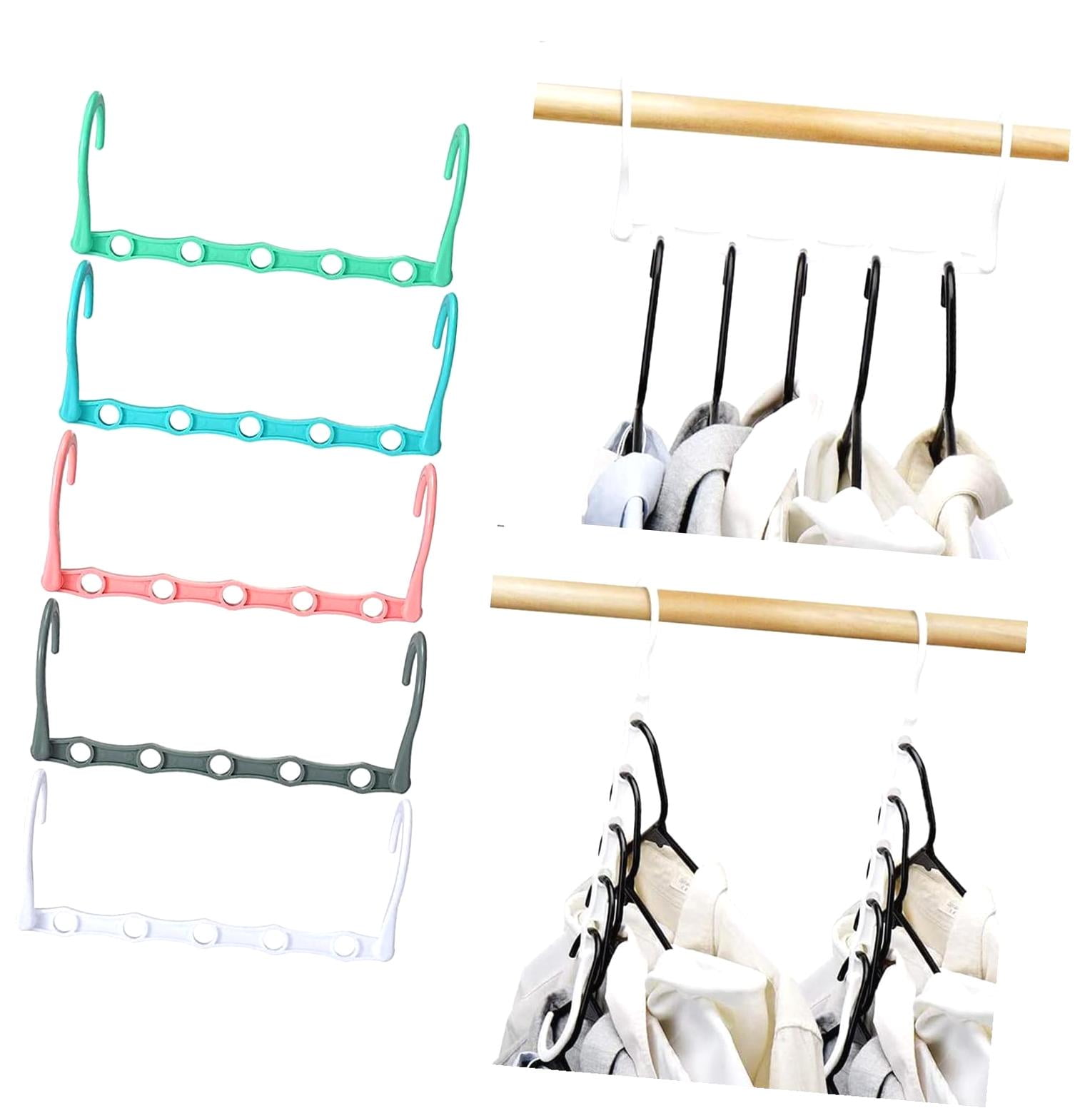 Wellsay Space Saving Hangers, 10 Pack, High-Quality Cascading Hangers ...