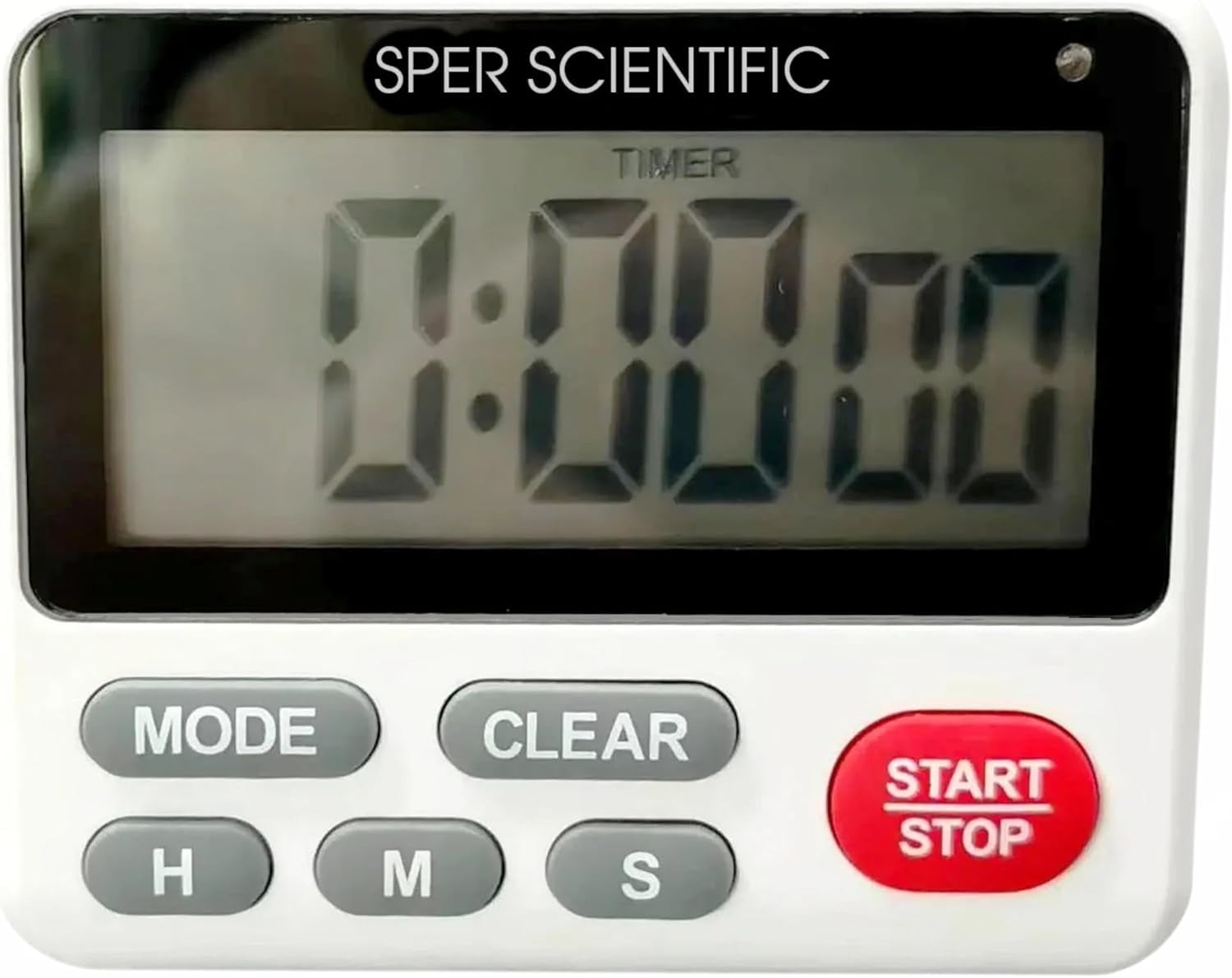 Wellsay Sper Scientic 24-Hour Digital Lab + en Timer with LED Light 810001 - Precision Countdown ...