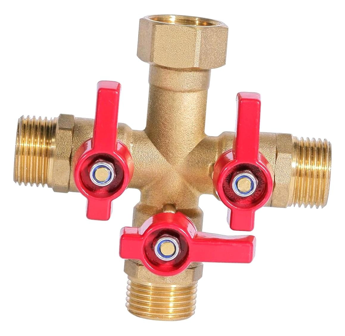 Wellsay Splitter Hose Y Valve With Stainless Steel Extended Handle ...