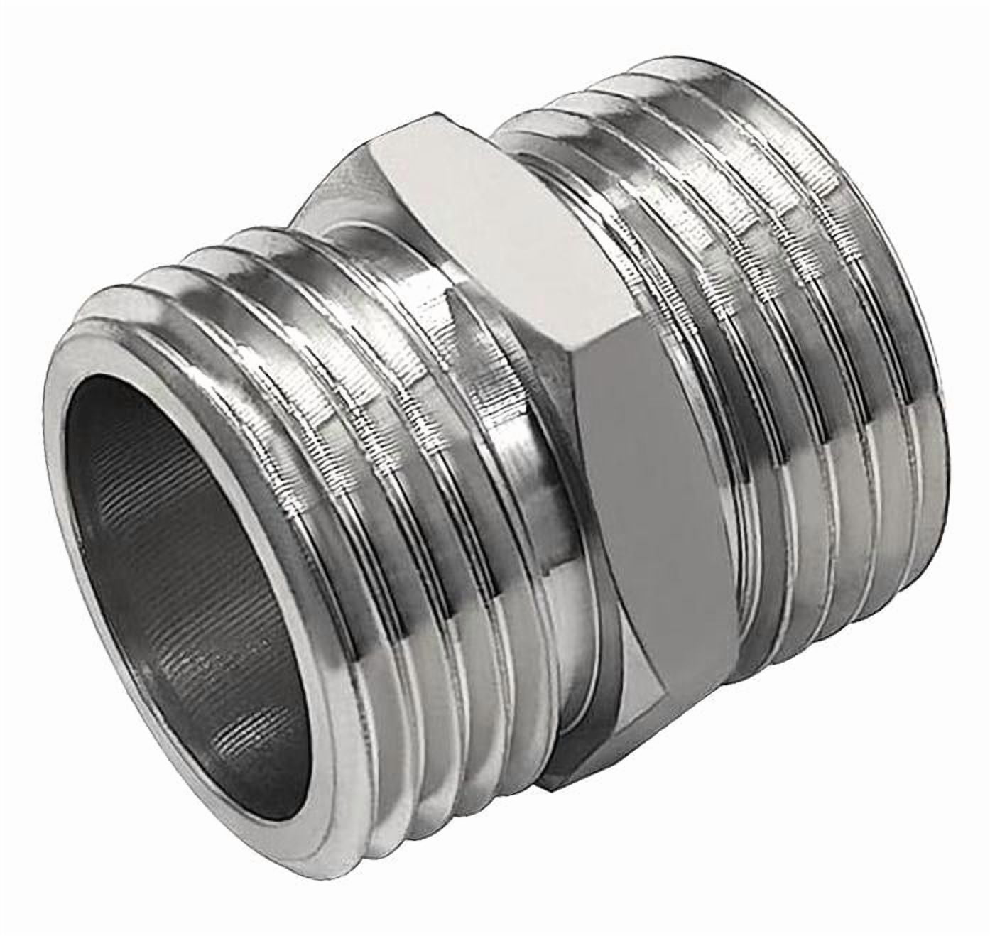 Wellsay Stainless Steel Connector, 3/4" GHT Male to 3/4" GHT Male 304 ...