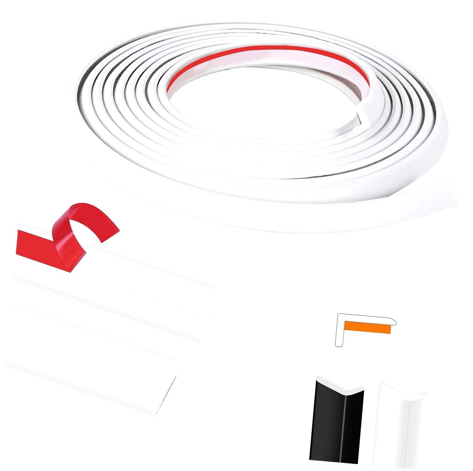 Wellsay Stick- Tile 10Ft -Shape Outside Corner Vinyl Exterior Edging ...