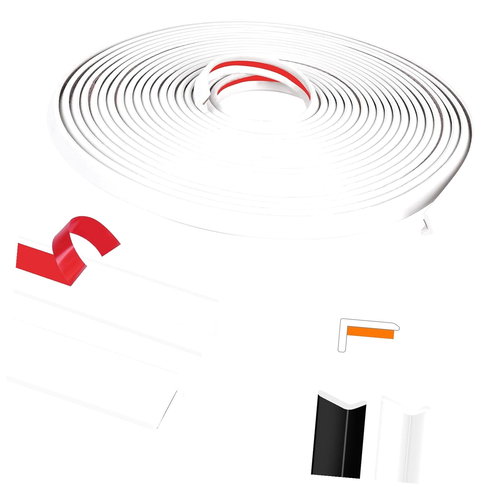 Wellsay Stick- Tile 20Ft -Shape Outside Corner Vinyl Tile Exterior ...