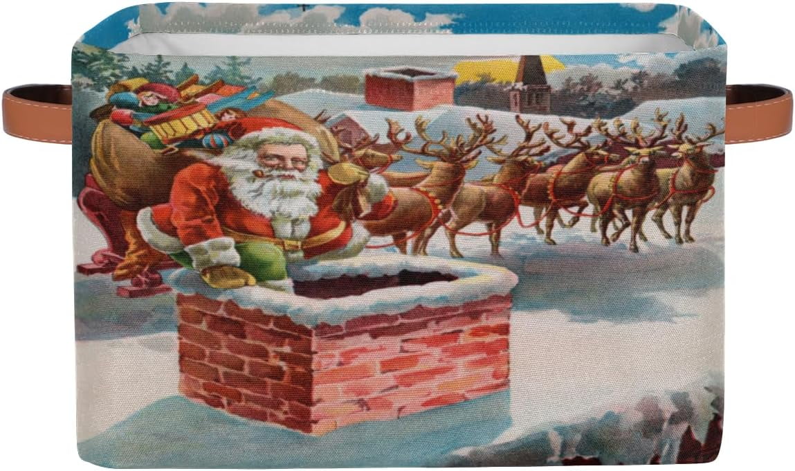 Wellsay Storage Basket American USA Flag, Large Foldable Organizer ...