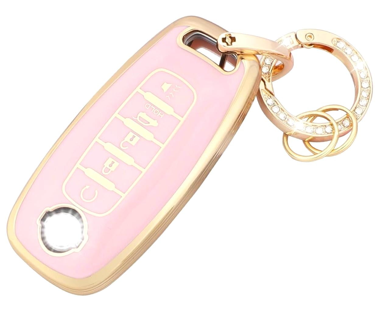 Wellsay Stylish TPU Key Fob Cover with Bling Keychain for Rogue ...