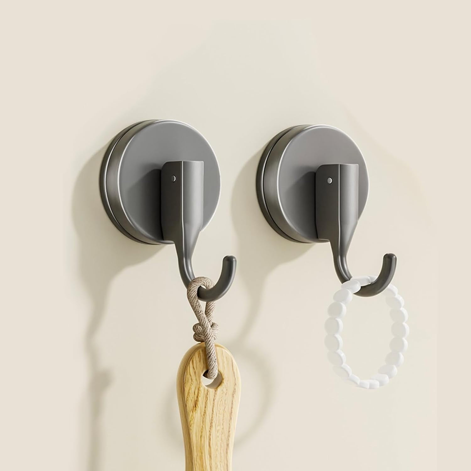 Wellsay Suction Hooks for Shower Towel Holder Bathroom Wall Hooks for ...