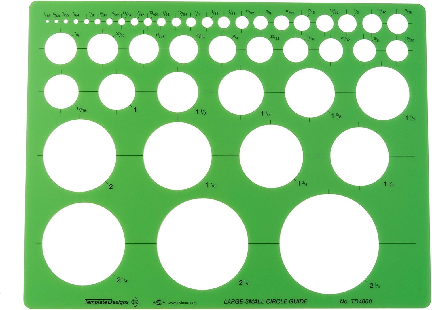 Wellsay , TD4000, Circle Guide Template, Drawing and Drafting Tool for ...