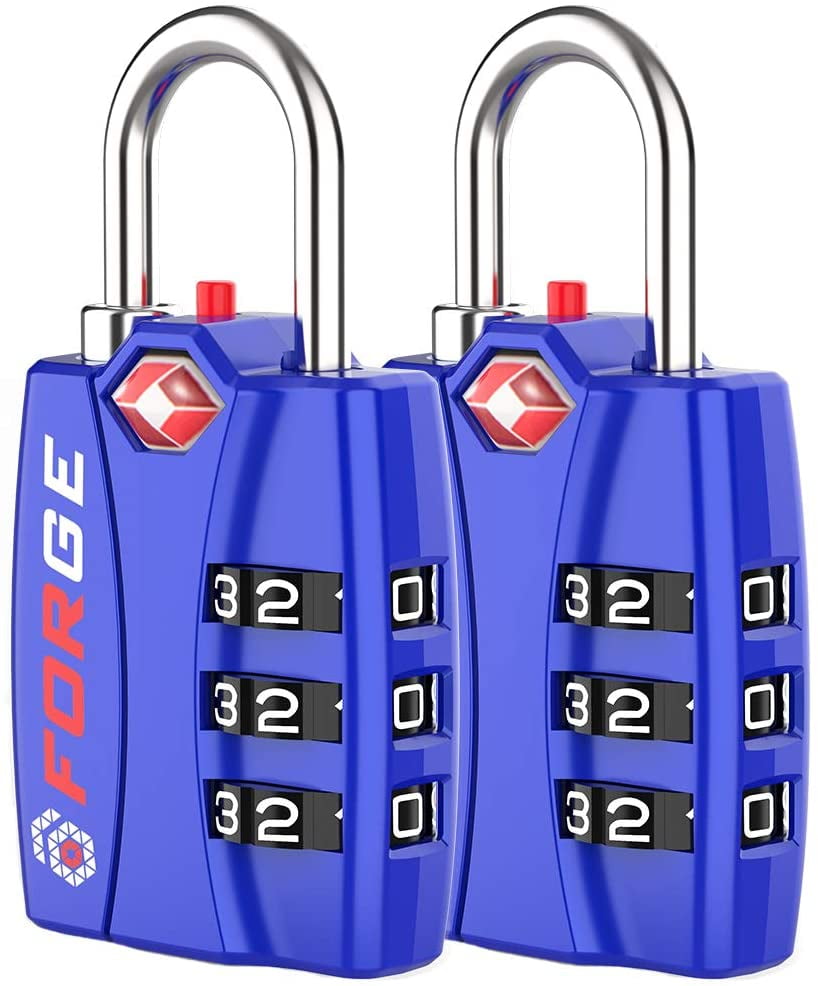 Wellsay TSA Locks 2 Pack - Open Alert Indior, Alloy Body and Hardened ...