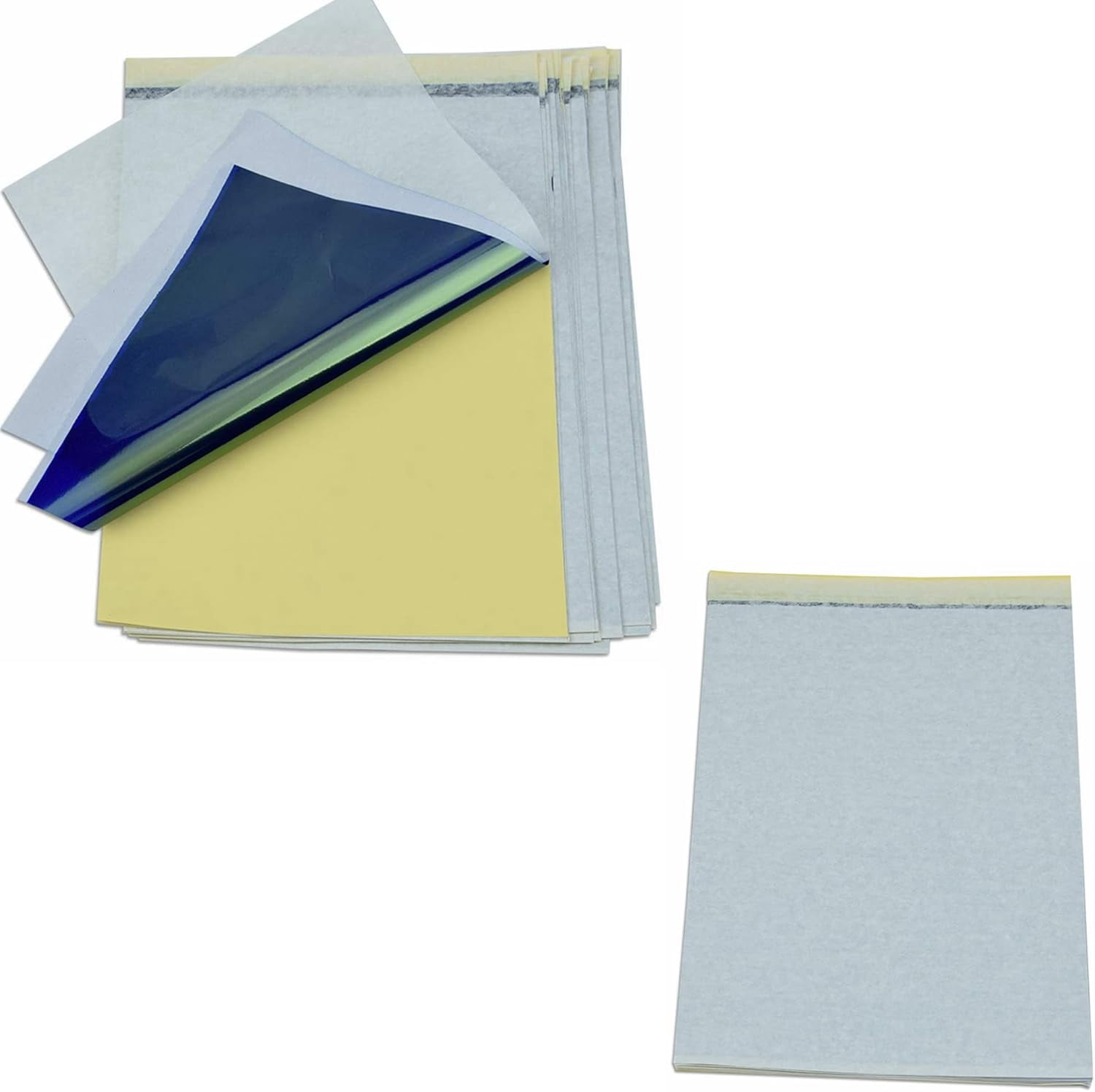 Wellsay Tattoo Stencil Transfer Paper,100 PCS Tattoo Stencil Paper,4 ...