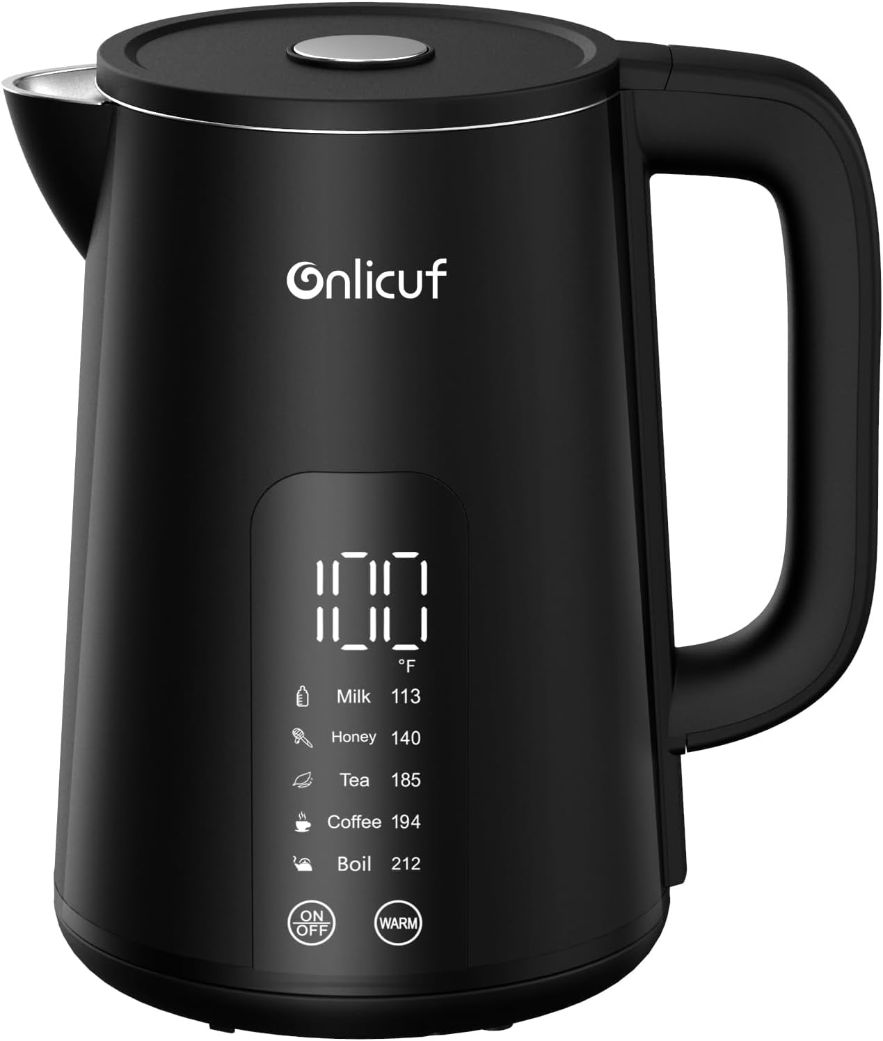 Wellsay Temperature Control Electric Kettle, Long-term Keep Warm 304 SS ...