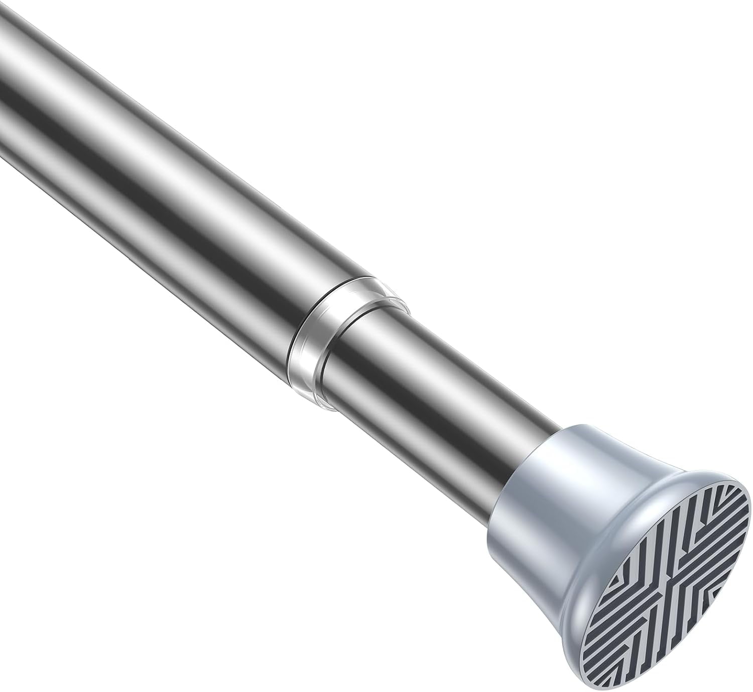 Wellsay Tension Rod 23 to 48 Inch, 1Pcs Silver Tension Rod Tension ...