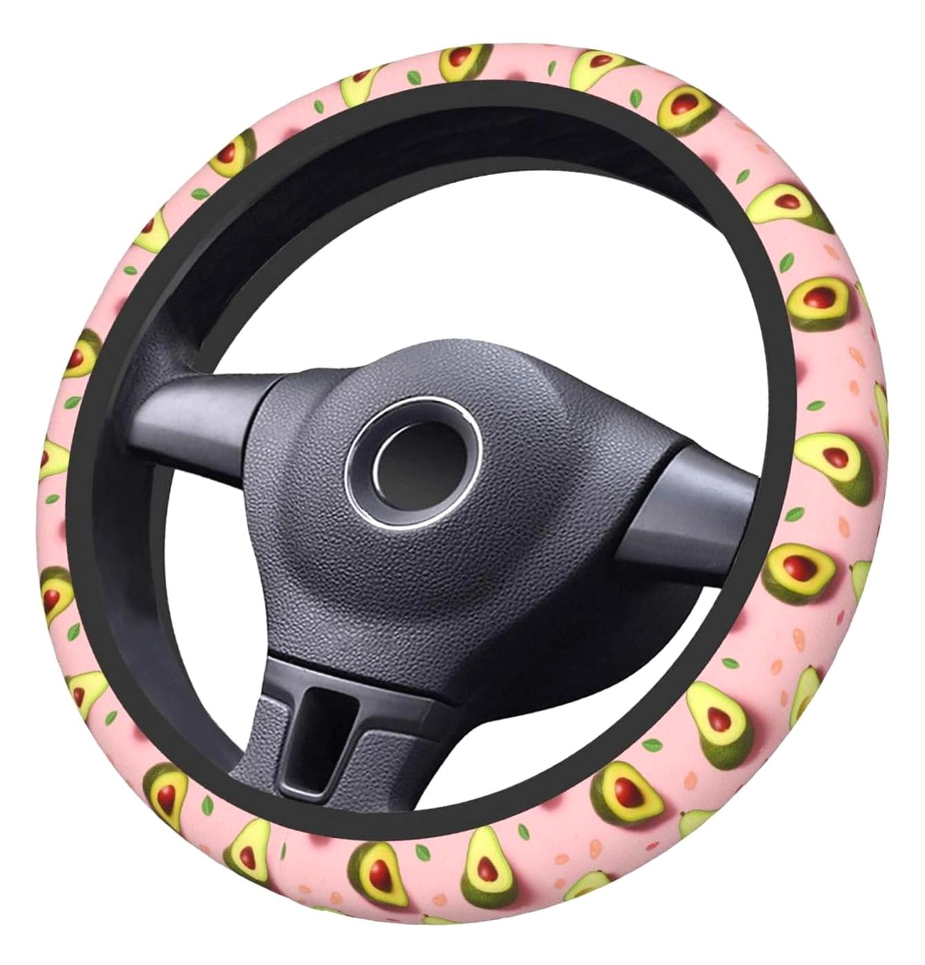 Wellsay Themed Steering Wheel Protectors, Anti- Elastic Car Steering ...