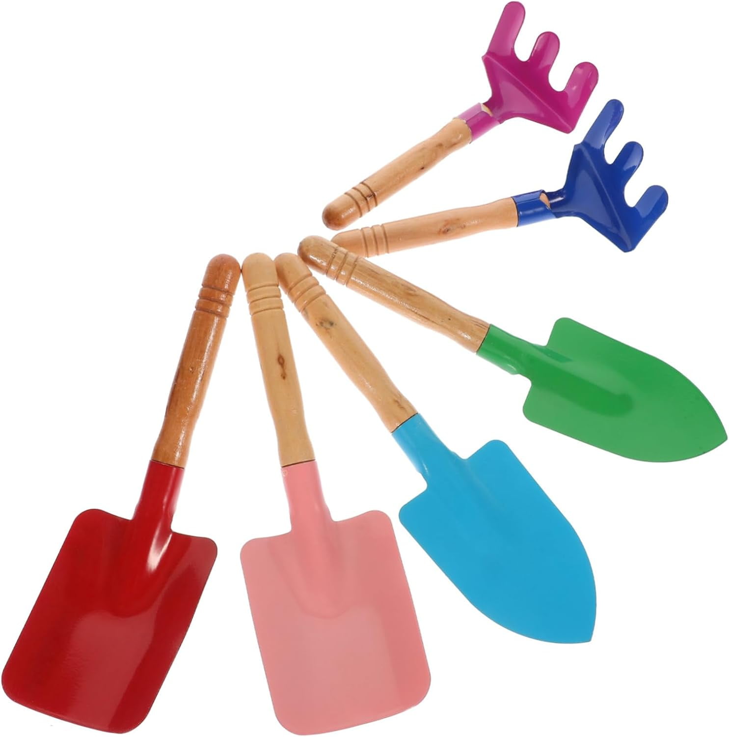 Wellsay Tools for Boys and Girls 6 Piece Boys and Girls Garden Tool Set ...