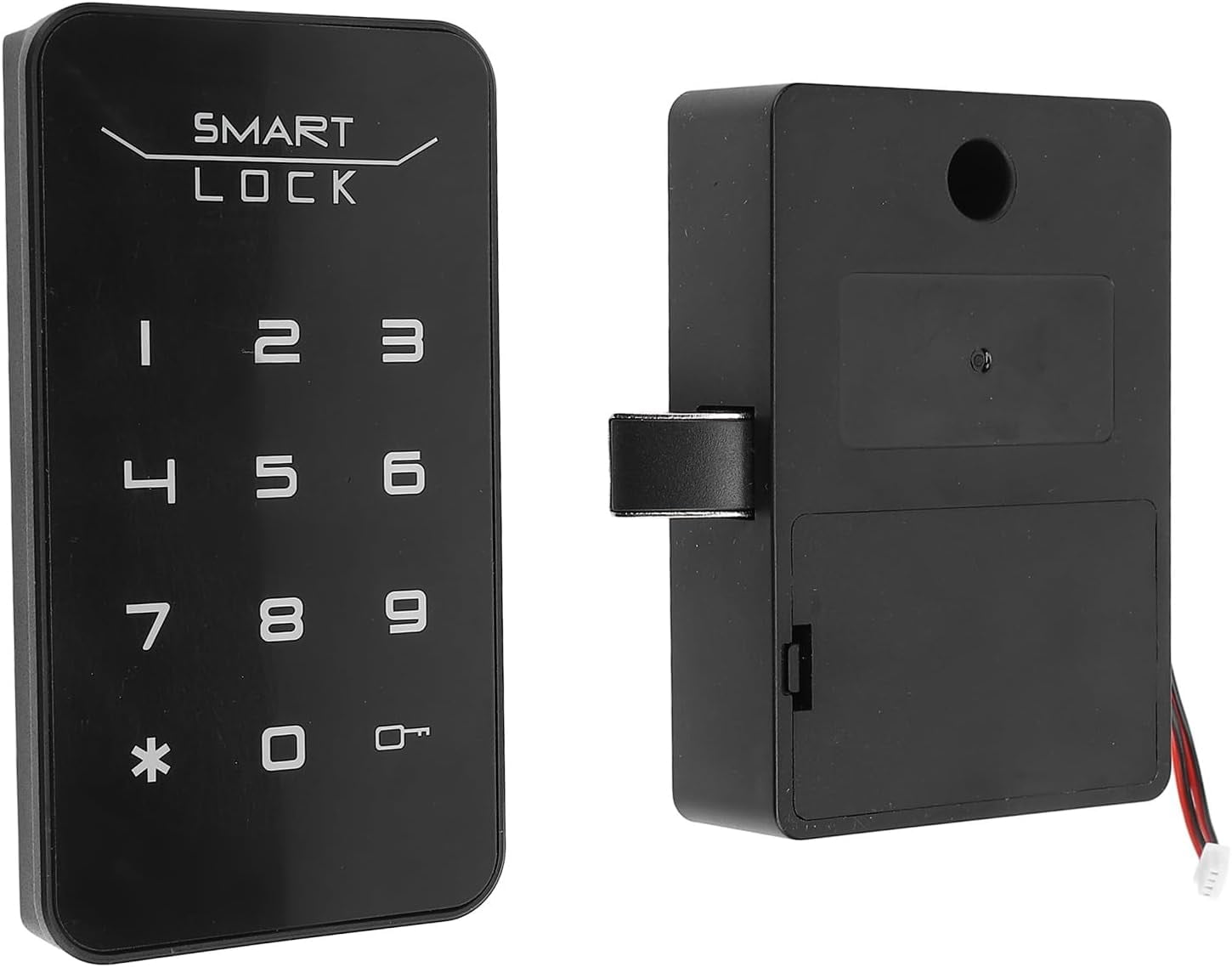 Wellsay Touch Keypad Cabinet Lock, Keyless Digital Combination Lock ...