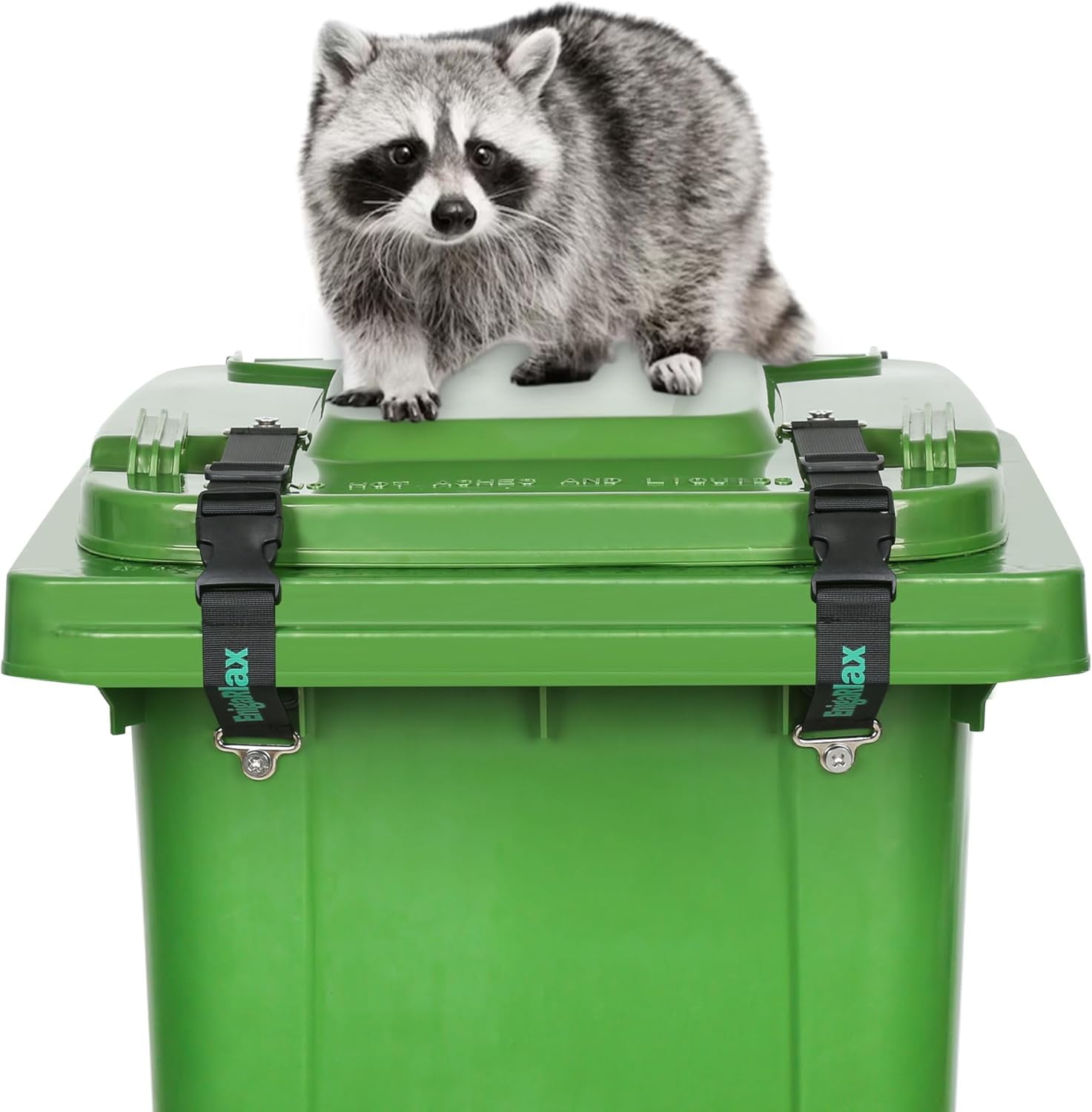 Wellsay Trash Can Locks for Animals, Raccoon Bear Proof Trash Can Lock ...