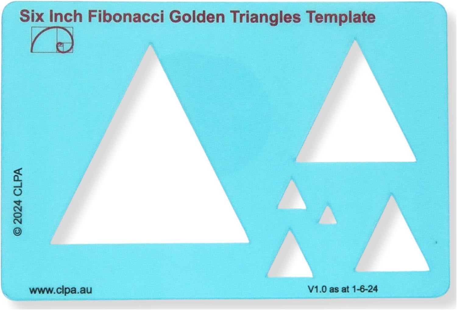Wellsay Triange Stencil Template for Drawing and Drafting: A bonacci ...