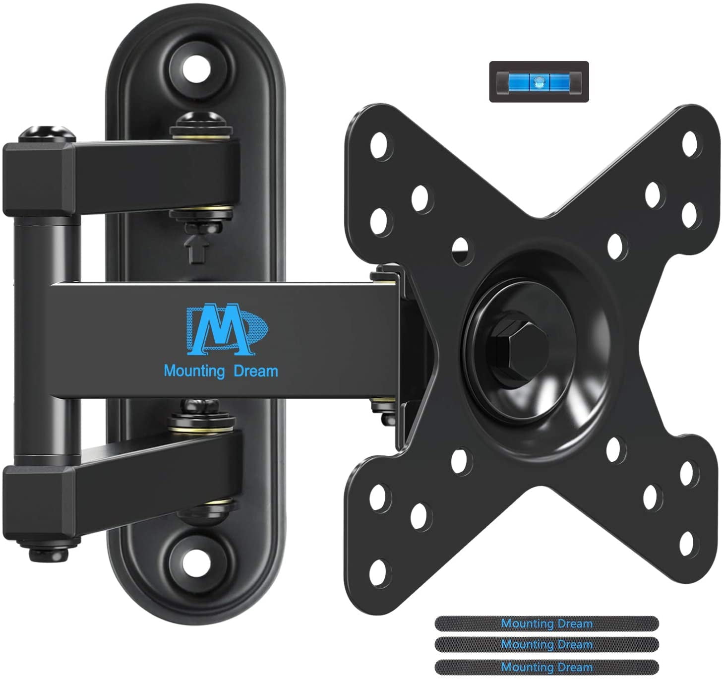 Wellsay UL Listed Full Motion Monitor Wall Mount TV Bracket for 10-26 ...