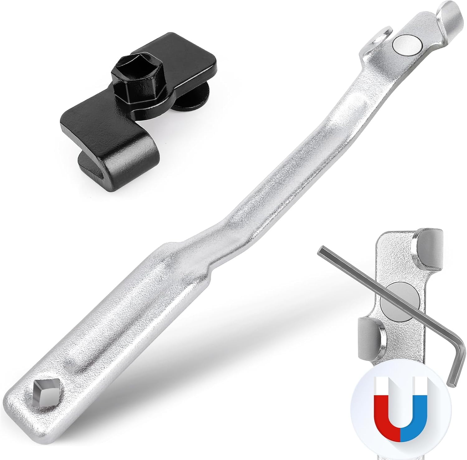 Wellsay UPGRADED Wrench Extender Tool Bar with Magnet - versal Offset ...