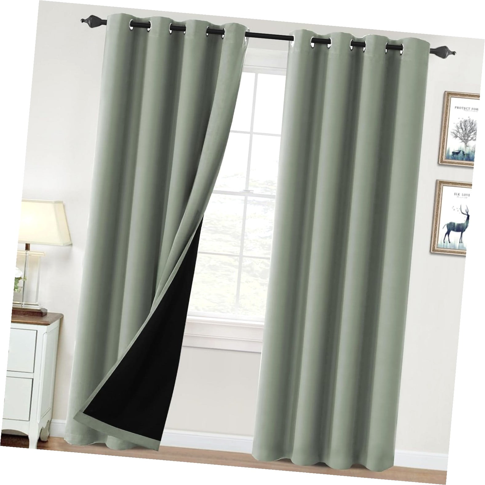 Wellsay .VERSAILTEX 100% Polyester Curtains for Bedroom Thermal ...