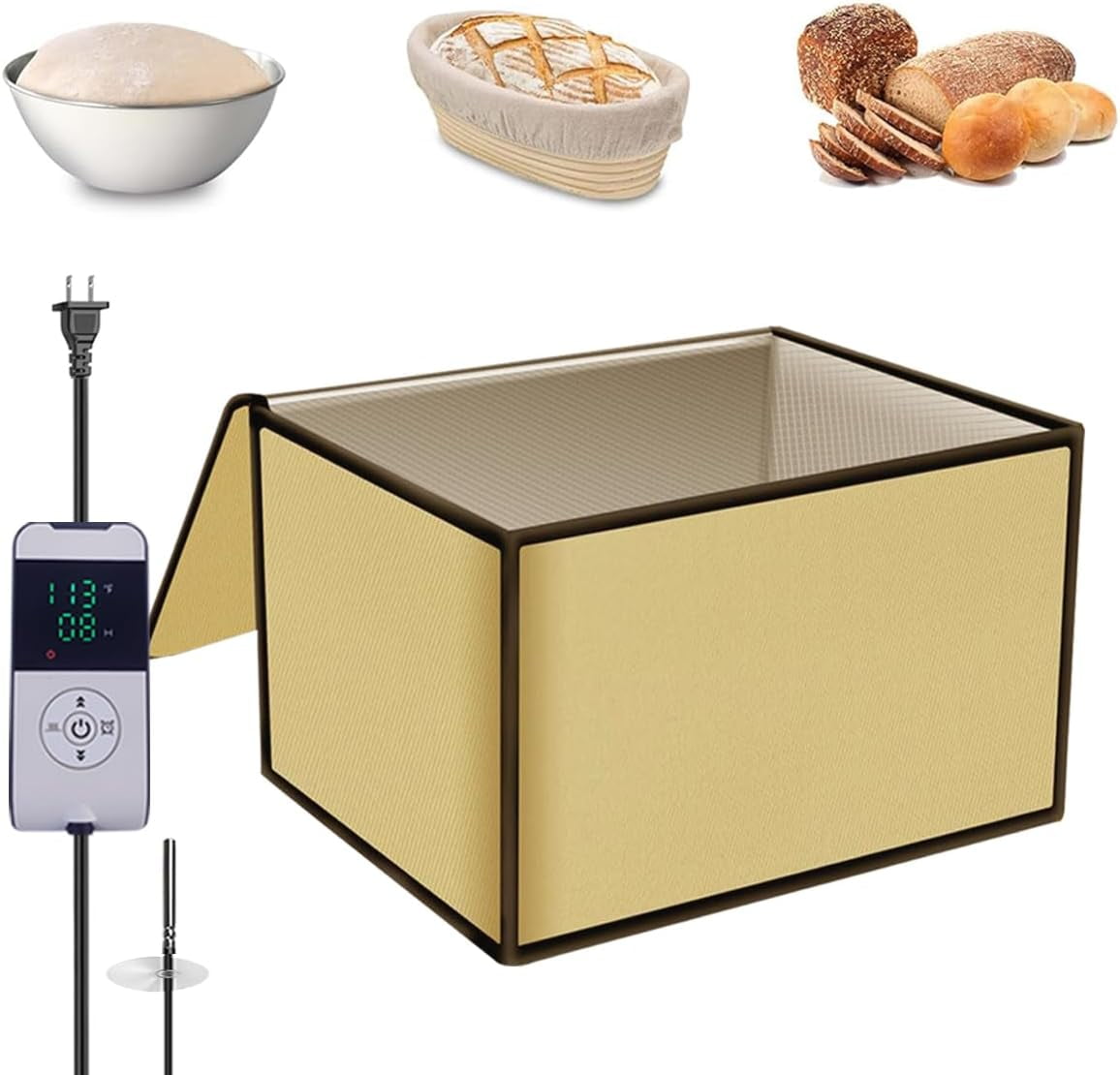 Wellsay Versatile Dough Proofer Warming Box Adjustable Temperature ...
