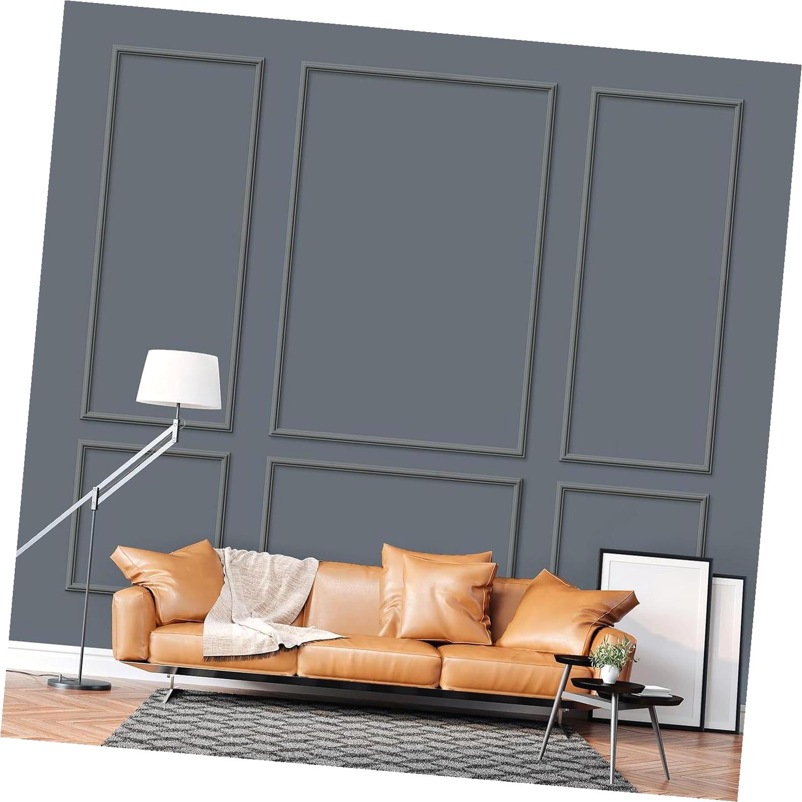 Wellsay Wall Molding 3 Set Premade Wainscoting Panels for Interior Wall ...