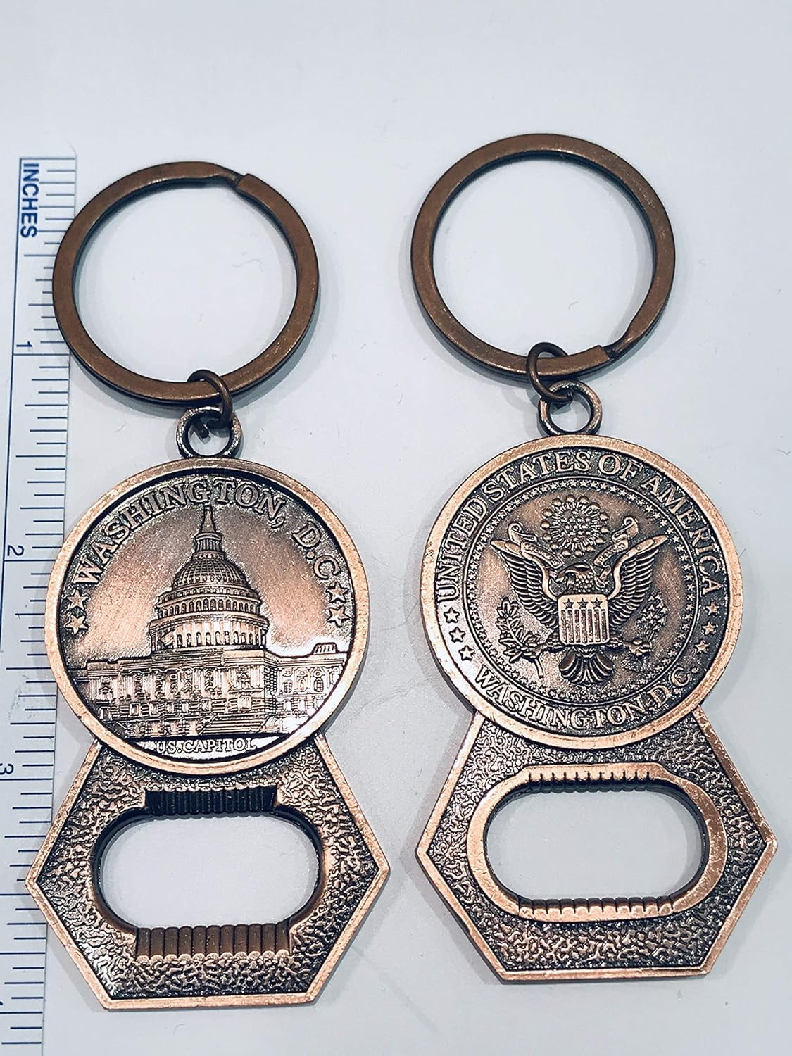 Wellsay Washington DC Souvenir Keychain Bottle Opener 2 Pack - Great ...