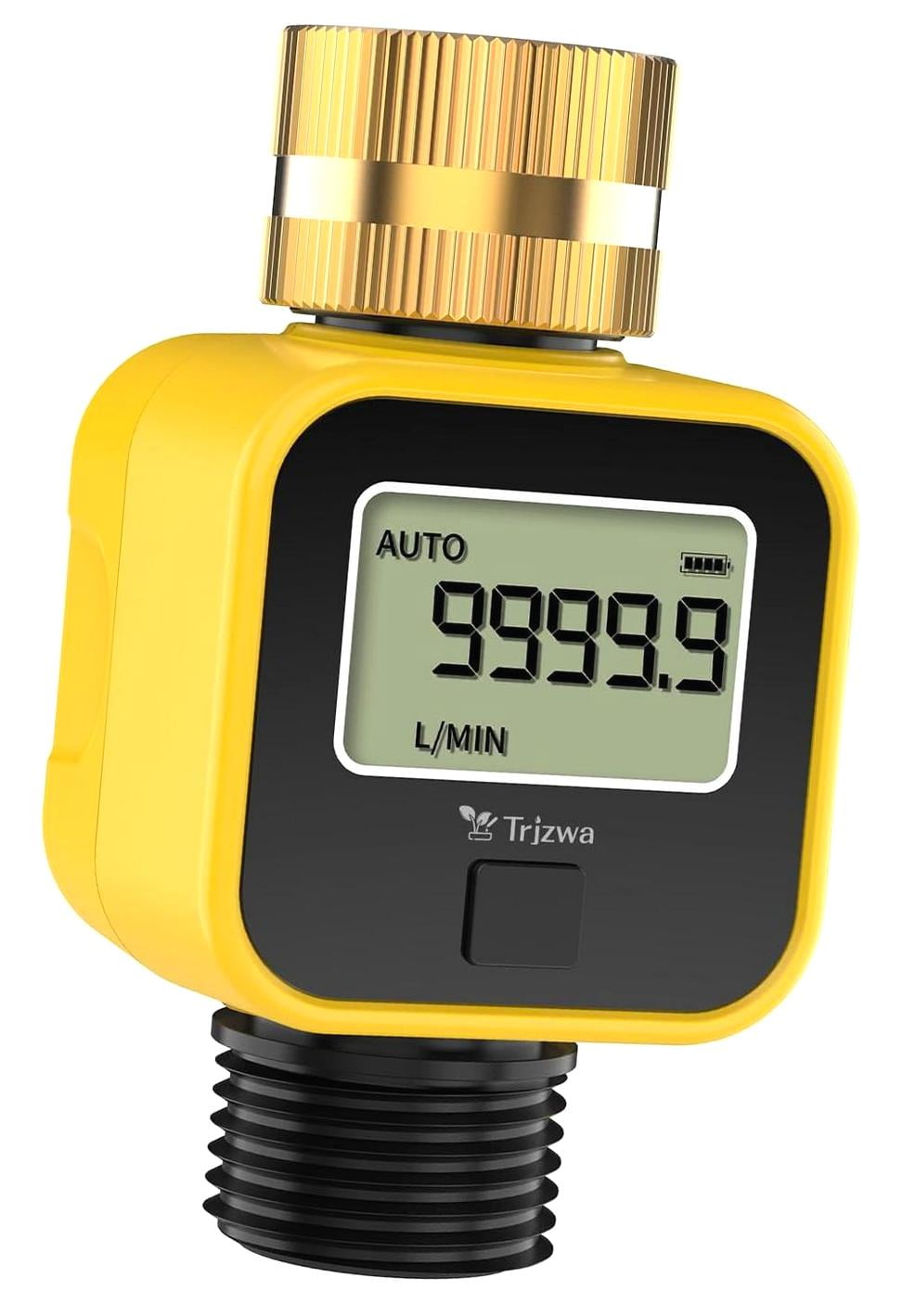 Wellsay Water Meter with Inlet Metal Thread 3/4 Inch, Measure Gallon ...