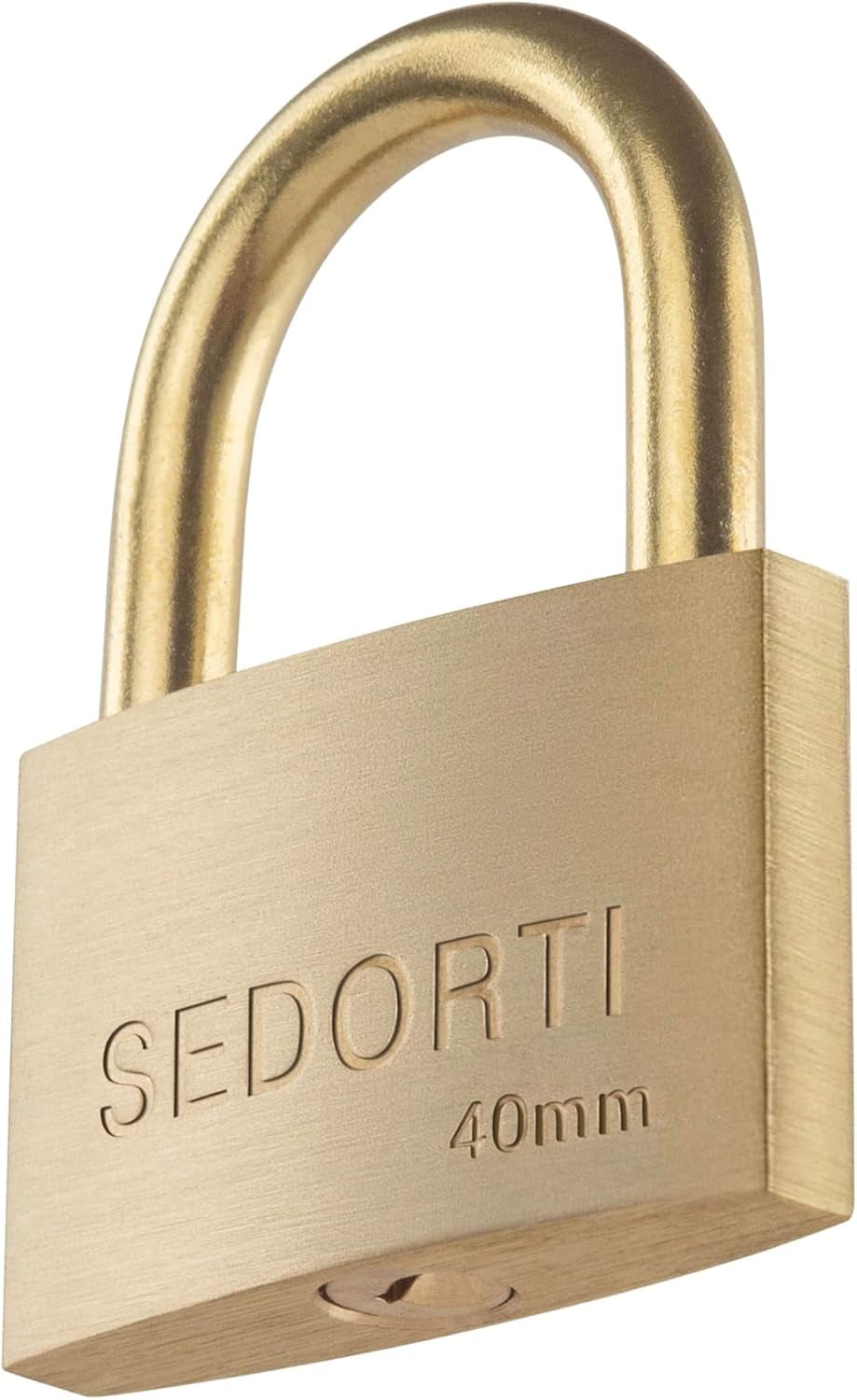 Wellsay Weather of Lock, Solid Brass Padlock with Brass Shackle, 1-1/2 ...