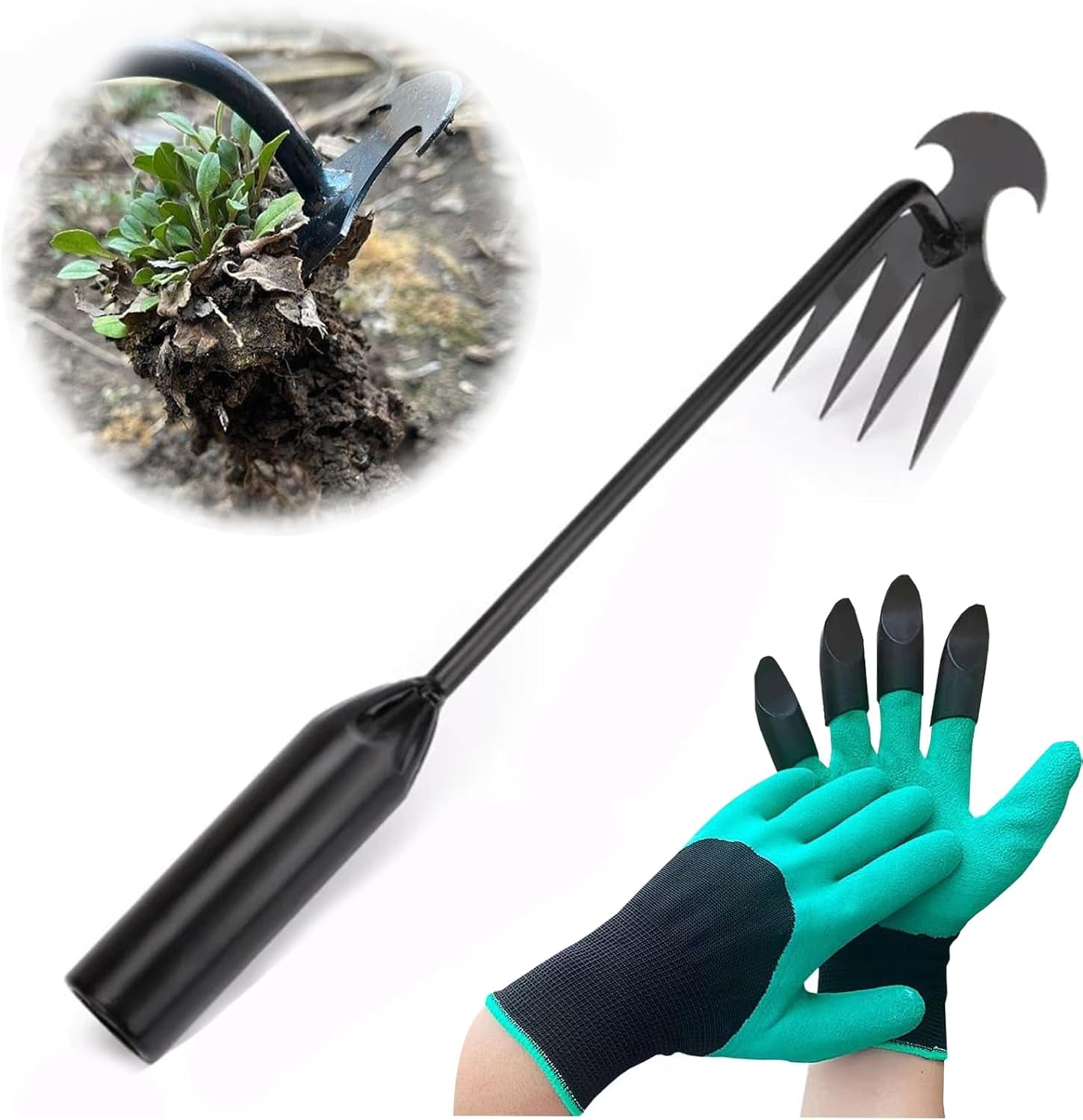 Wellsay Weed Puller Tool, Garden Tool Set Garden Weeding Tools Artifact ...