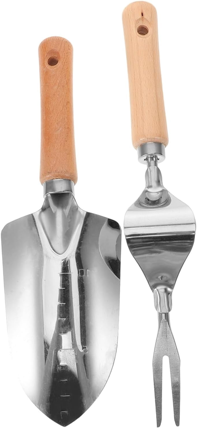 Wellsay Weeding Rake Tool 2-Piece Set Trowel Garden Tool Garden Hand ...
