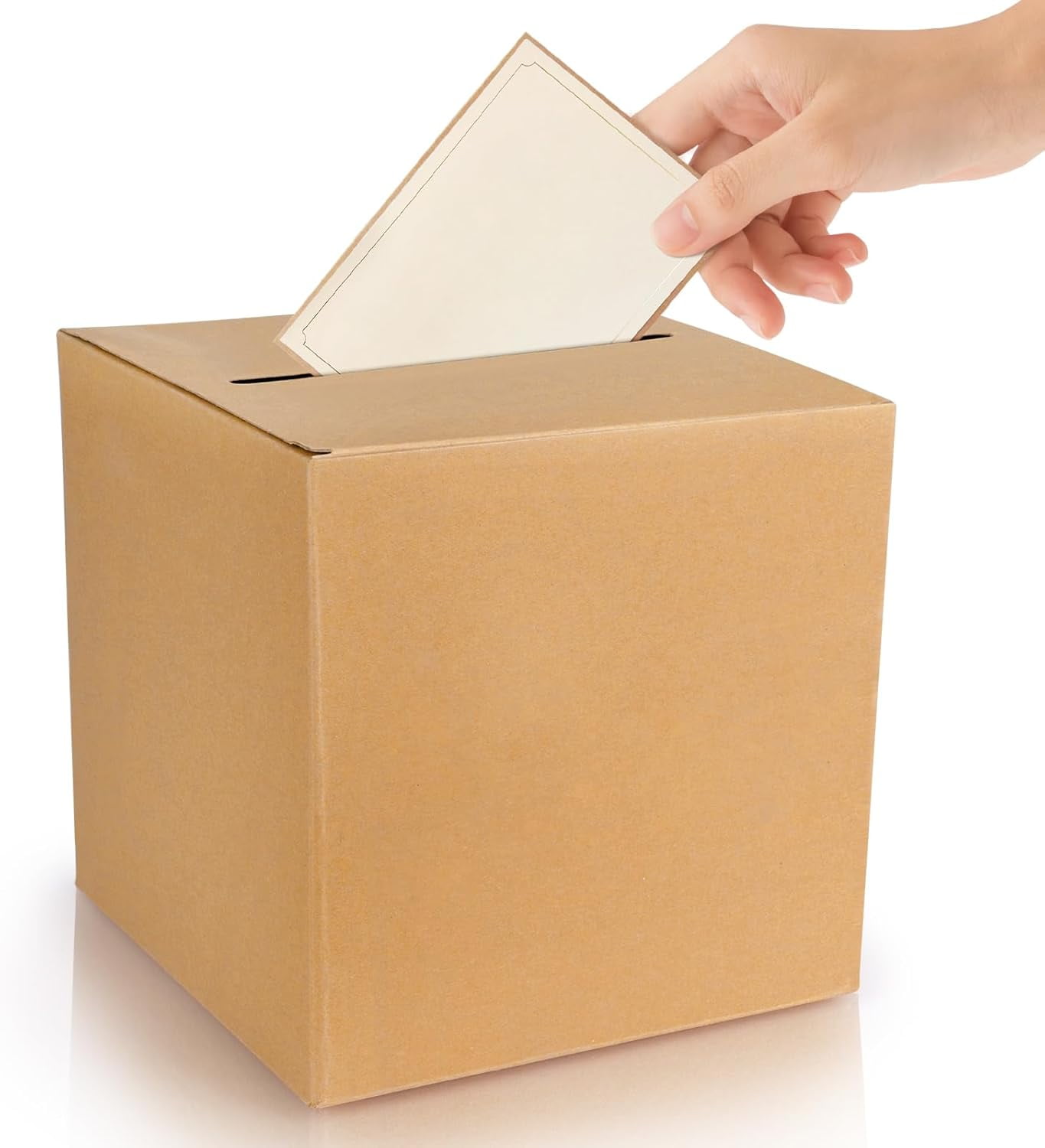 Wellsay White Card Box Wedding Favors Post Box Cardboard Receiving ...