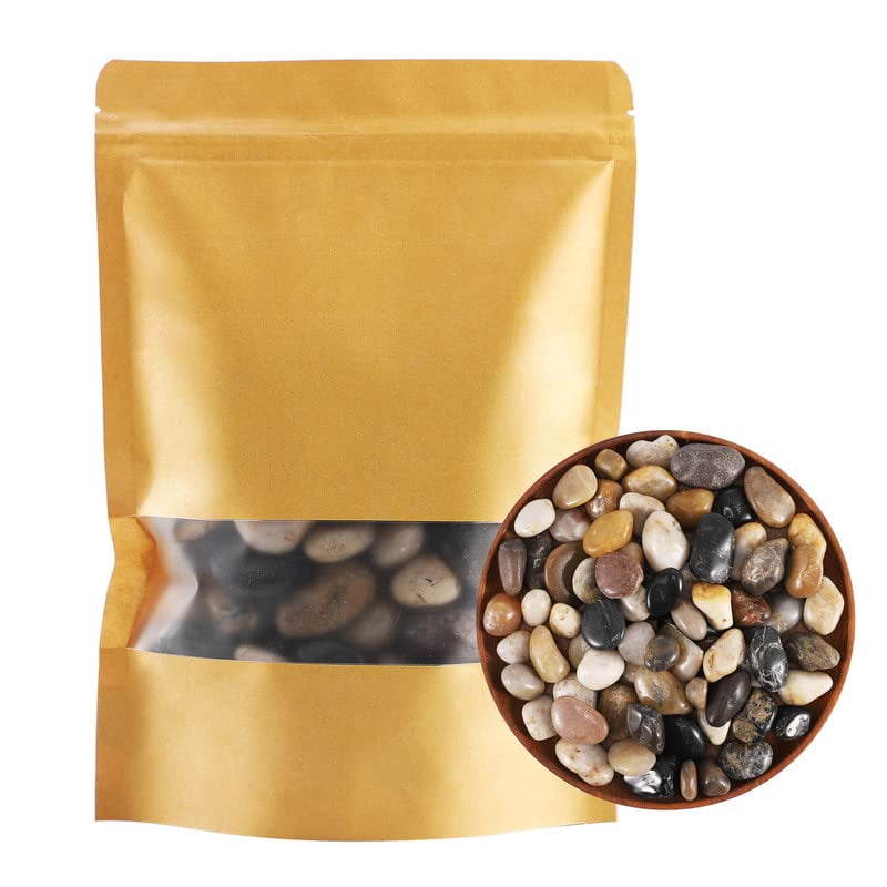 Wellsay White Pebbles Stones Natural Decorative Polished River Rocks ...