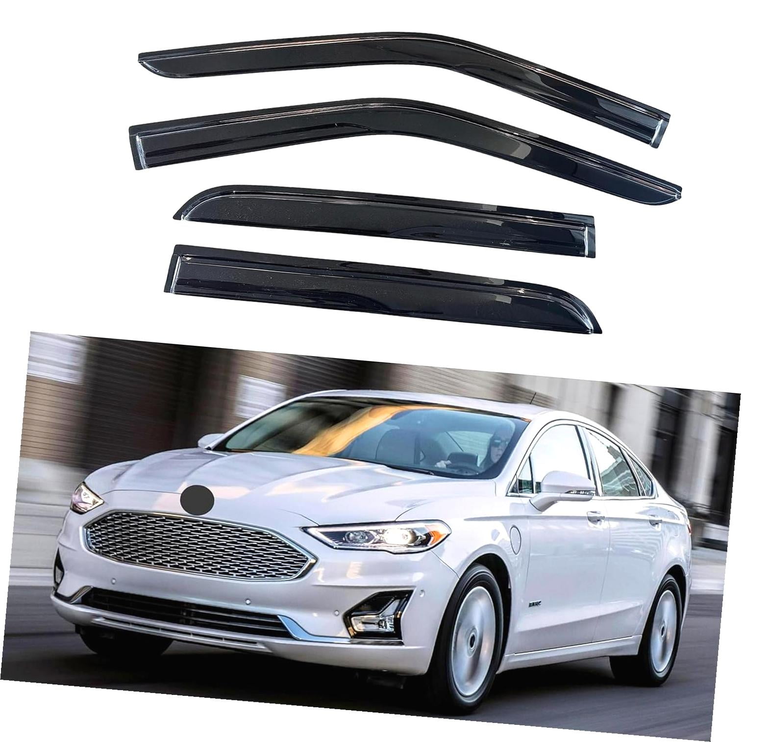 Wellsay Window Visor for 2013-2020, 4-Piece Rain Guard Side Window Vent ...