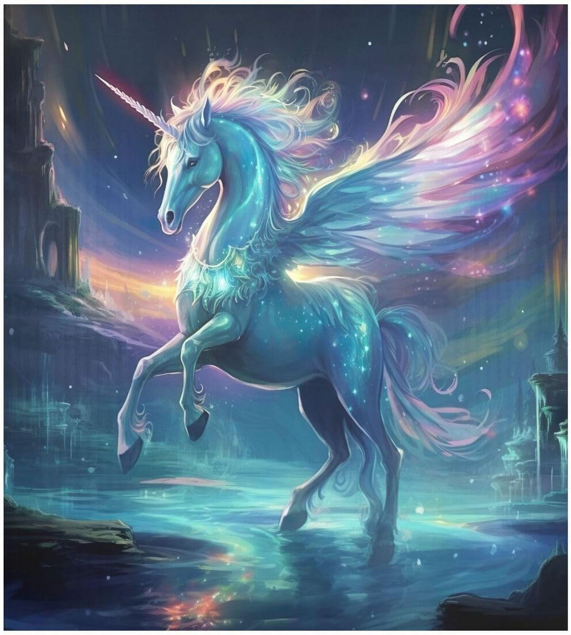 Wellsay Wolf under Moonlight Dishwasher Magnet Cover 23x26in, Reuseable ...