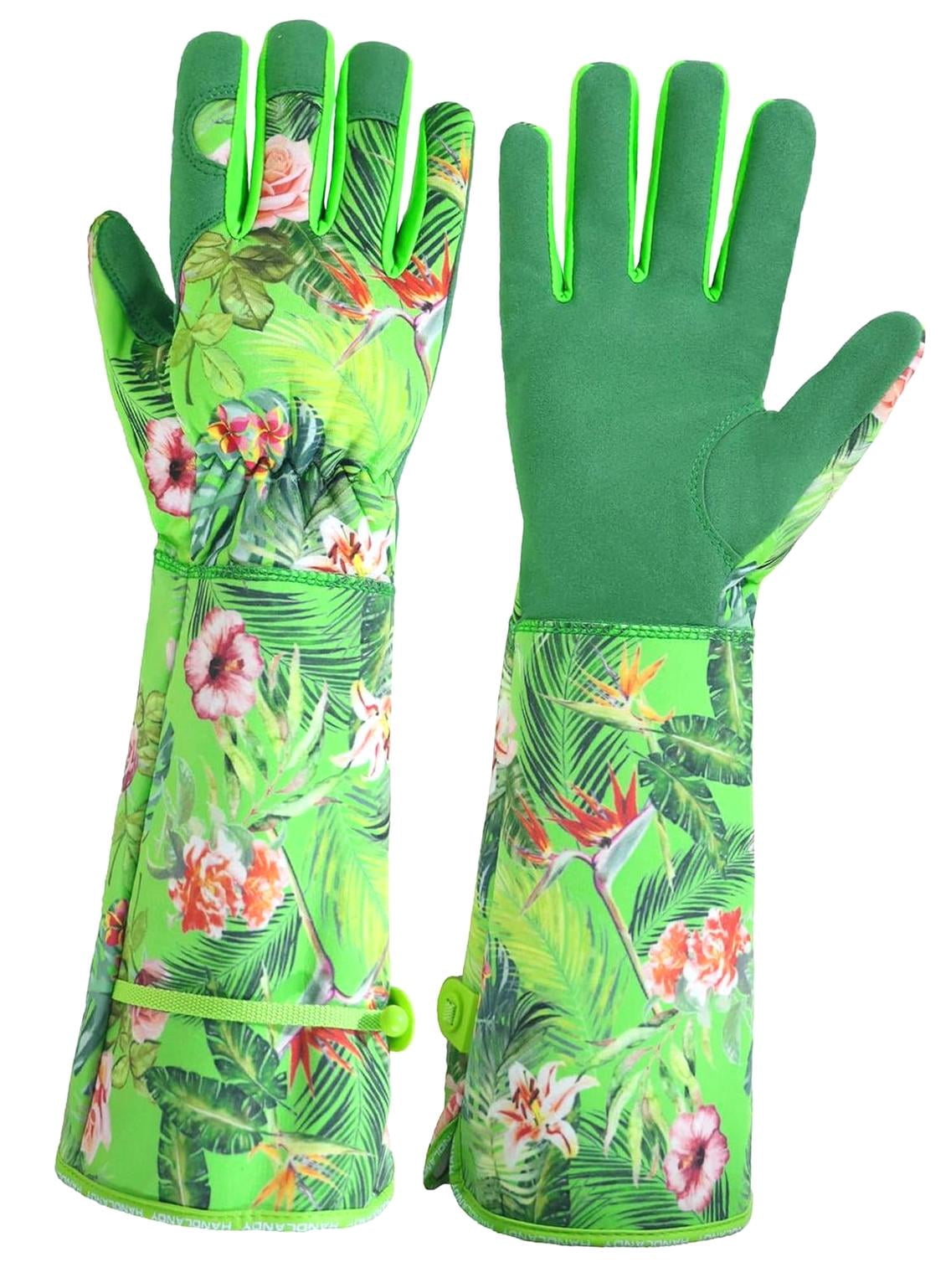 Wellsay Women's Gardening Gloves, Thorn Resistant Ladies' Rose Pruning ...