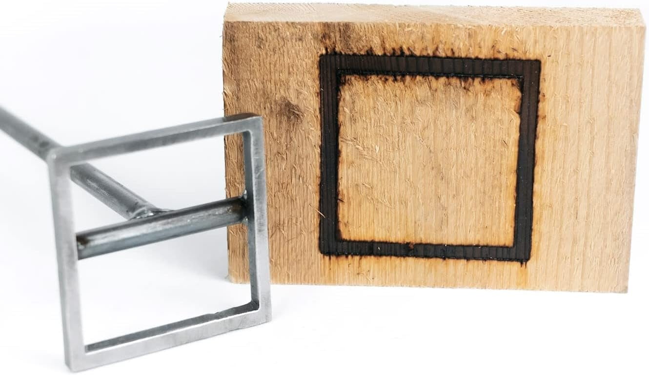 Wellsay Wood Branding Iron for Personalized Crafts, Woodwor, BBQ, and ...