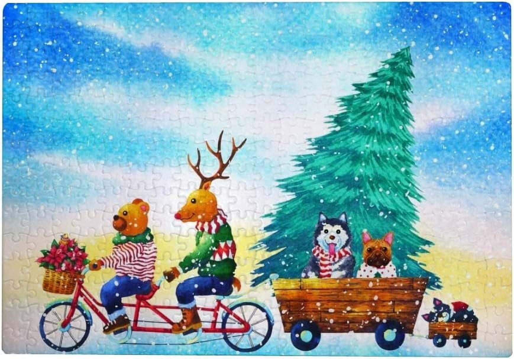 Wellsay Wooden Jigsaw Puzzles 300/500/1000 Pieces Watercolor Painting ...