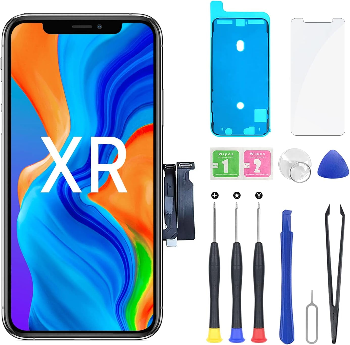 Wellsay XR Screen Replacement 6.1'', LCD Display and 3D Touch Screen ...