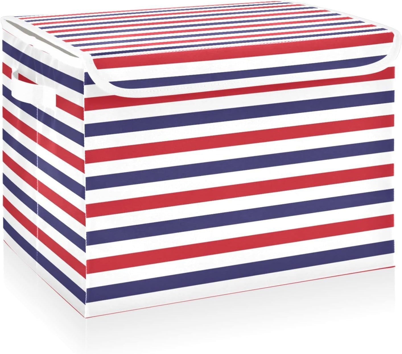 Wellsay aKu Large Fabric Storage Bins With Lids,Checkered Racing Flag ...