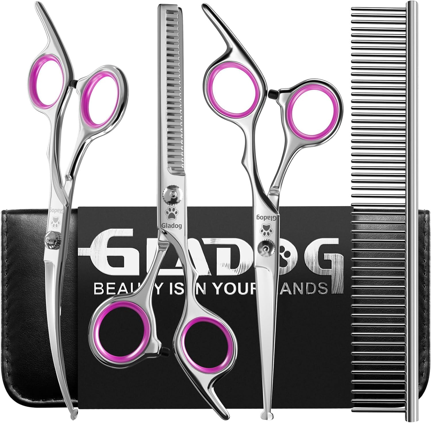 Wellsay fessional 5 in 1 Dog ng Scissors Set with Safety Round Tips ...
