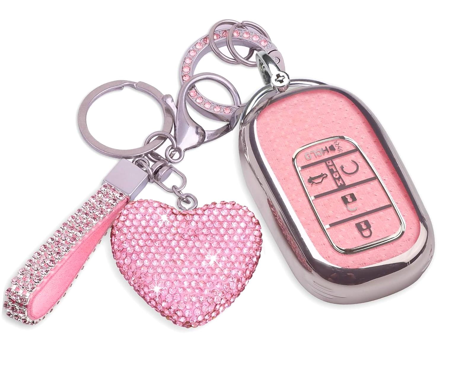 Wellsay key fob cover with Diamond Bling Keychain, offering full ...